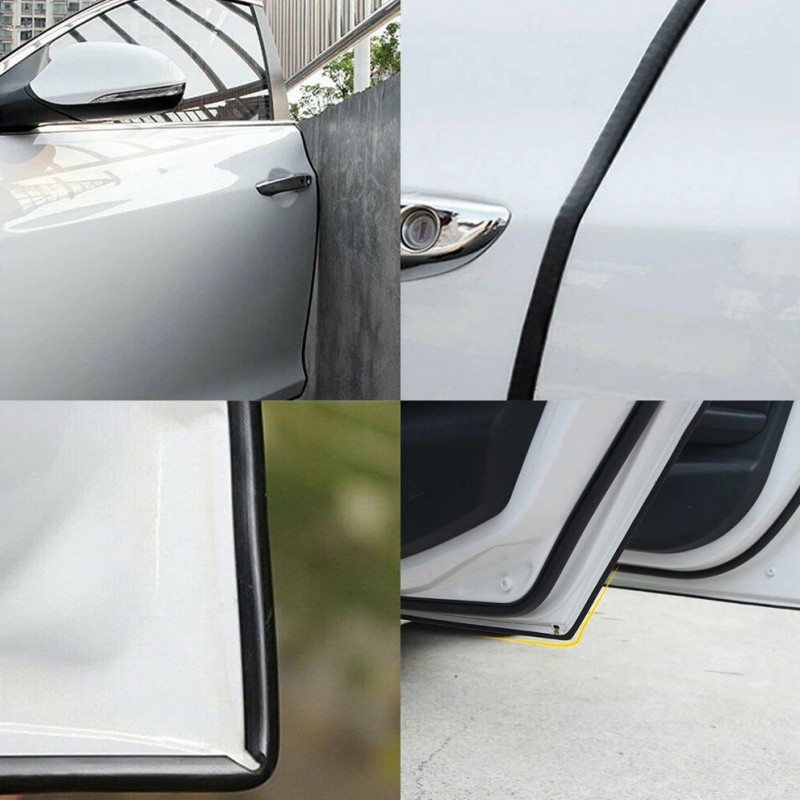 33ft Auto Car Door Guard Molding Strip Edge Protector Rubber Seal Edge ...