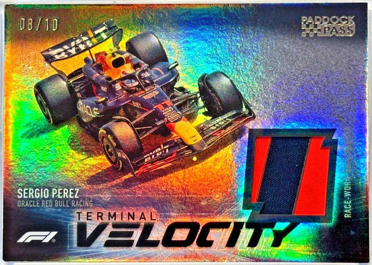 2024 Topps Paddock Pass Formula 1 - Terminal Velocity Relics Sergio ...