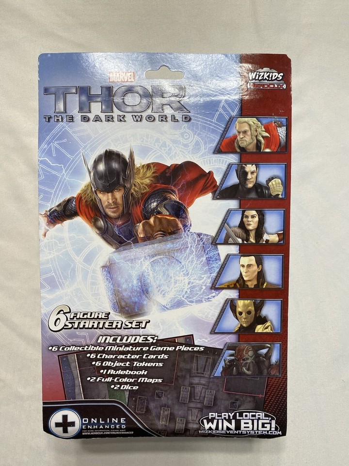 Marvel Thor The Dark World 6 Figure Starter Set Game W/Instruction Book ...