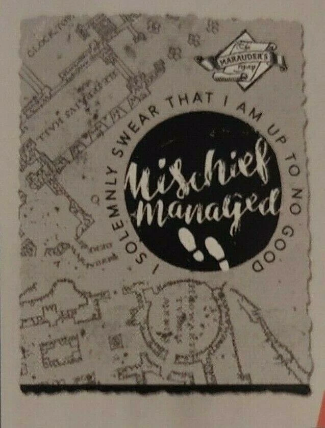 Mischief Managed Footprints