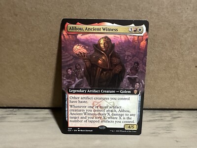 Alibou, Ancient Witness (Extended Art) M 334 Commander 2021 MTG LP | eBay