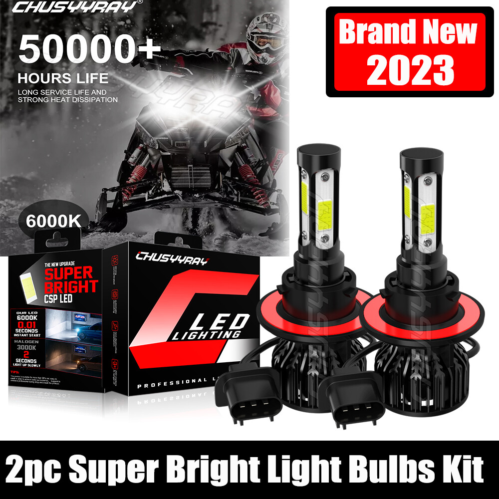 2x LED Headlight Bulbs for Ski Doo MXZ Gen 4 850 600 2017-2021 2022 ...