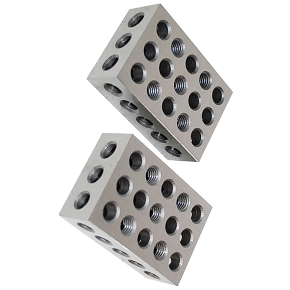 2 Precision 1-2-3 Block 23 Holes Milling Machining 123 Blocks | eBay