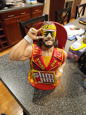 MACHO MAN RANDY SAVAGE Slim Jim Display 2025 Collector Series Mint ...