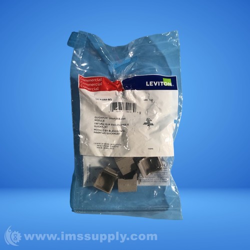 Leviton 41084-BG Blank QuickPort Insert FNOB | eBay