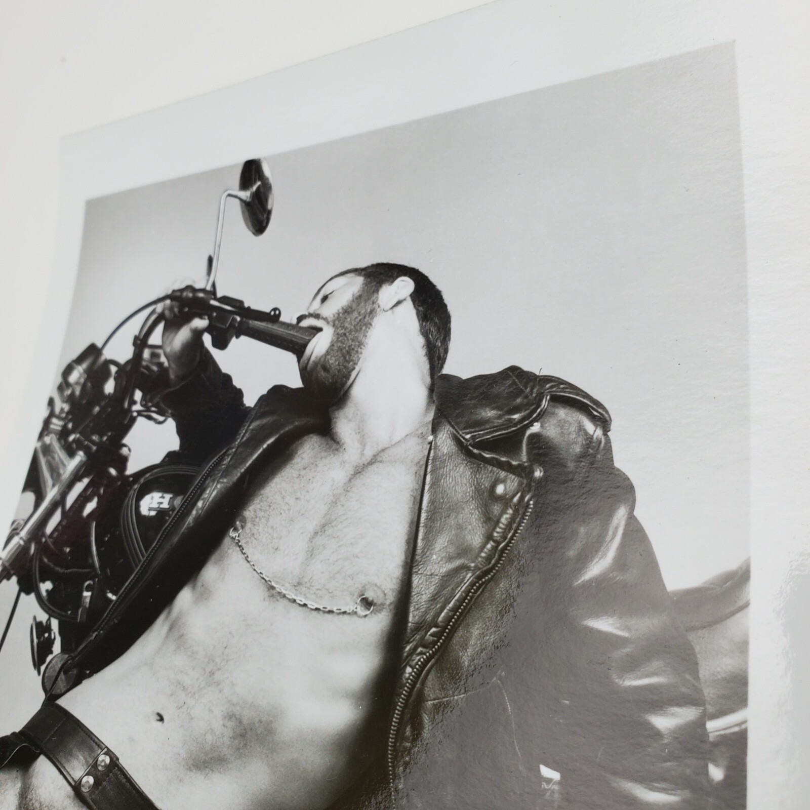 Vintage 1960s Jim French Colt Studio Photo B&W Silver Print Gay Interest Leather | eBay