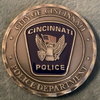 Cincinnati Police Dept. CPD Ohio OH Challenge Coin w/ Plastic ...