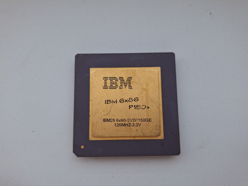 IBM 6x86 P150+ 6x86-2V2P150GE 6x86 vintage CPU GOLD # 3 | eBay