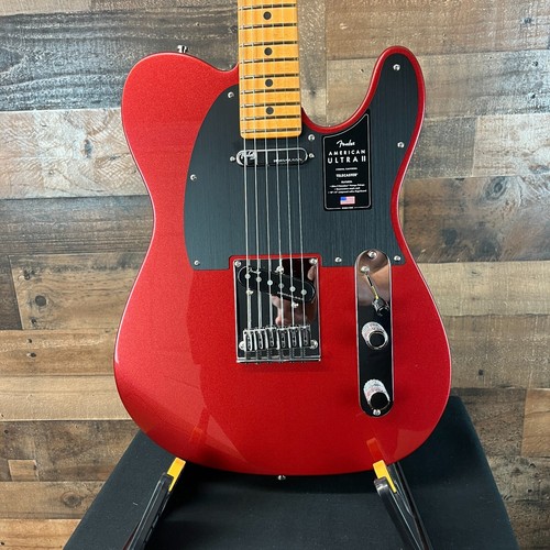 Fender American Ultra II Telecaster Electric Guitar, Sinister Red ...