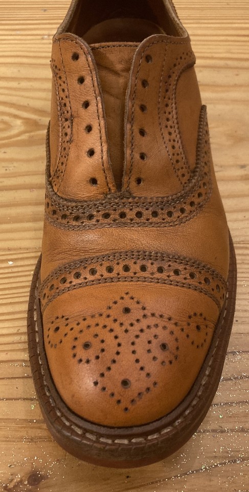 Allen Edmonds Strandmok Cap Toe Oxfords Men's Brown 4027 Dainite | eBay
