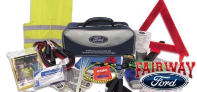 Ford Factory Emergency Roadside Assistance Kit - Tools, Safety Gear ...