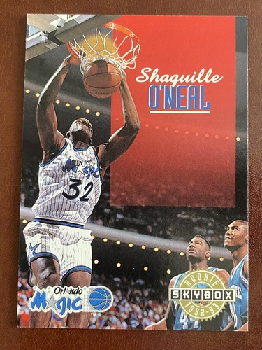 1992 SkyBox #382 Shaquille O'Neal Shaq Orlando Magic Rookie Card RC | eBay