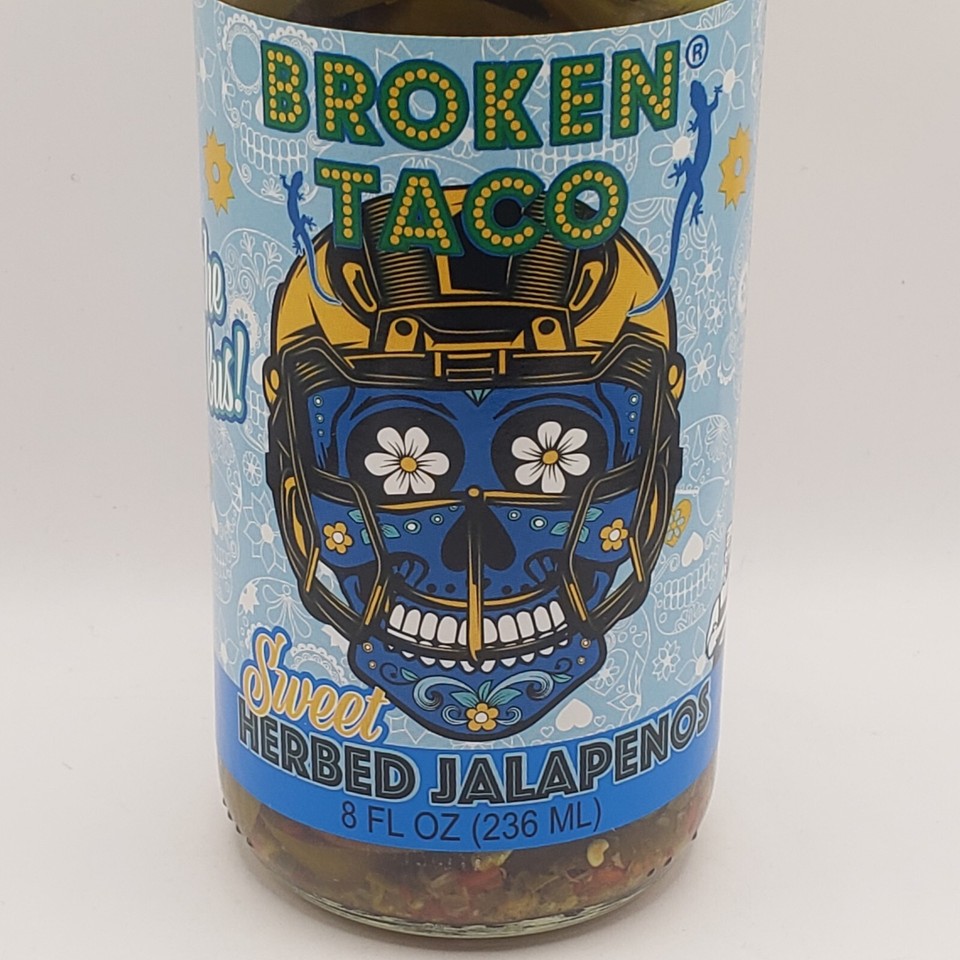 Broken Taco Sweet Herbed Jalapenos 8 Oz Jar EXP 12/26 | eBay