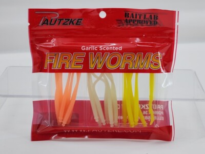 Pautzke Fire Worms Variety Pack Garlic Scented 21 ct Peach Glow ...
