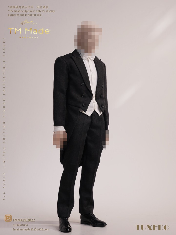 TM Made 1/6 Tuxedo Clothes Set Outfit Model Figure Accessory MM1004 A Set | eBay