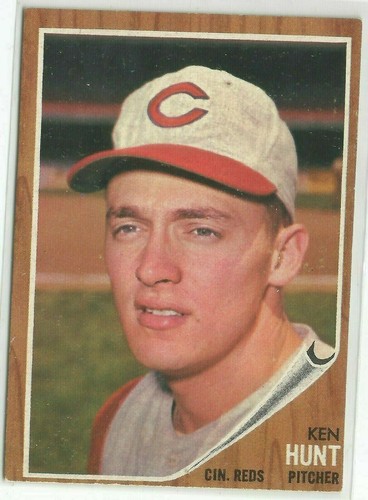 1962 Topps Baseball #364 Ken Hunt, Reds | eBay