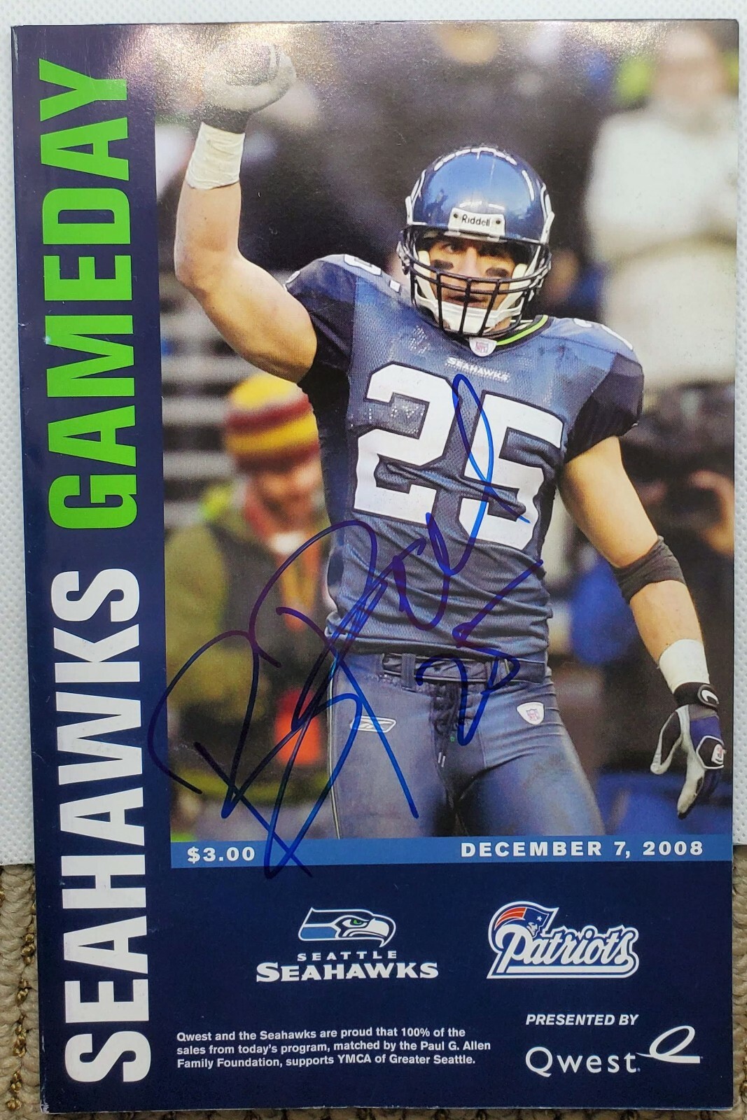 AUTOGRAPH SIGNED SEATTLE SEAHAWKS GAMEDAY PROGRAMS *YOU PICK* | eBay