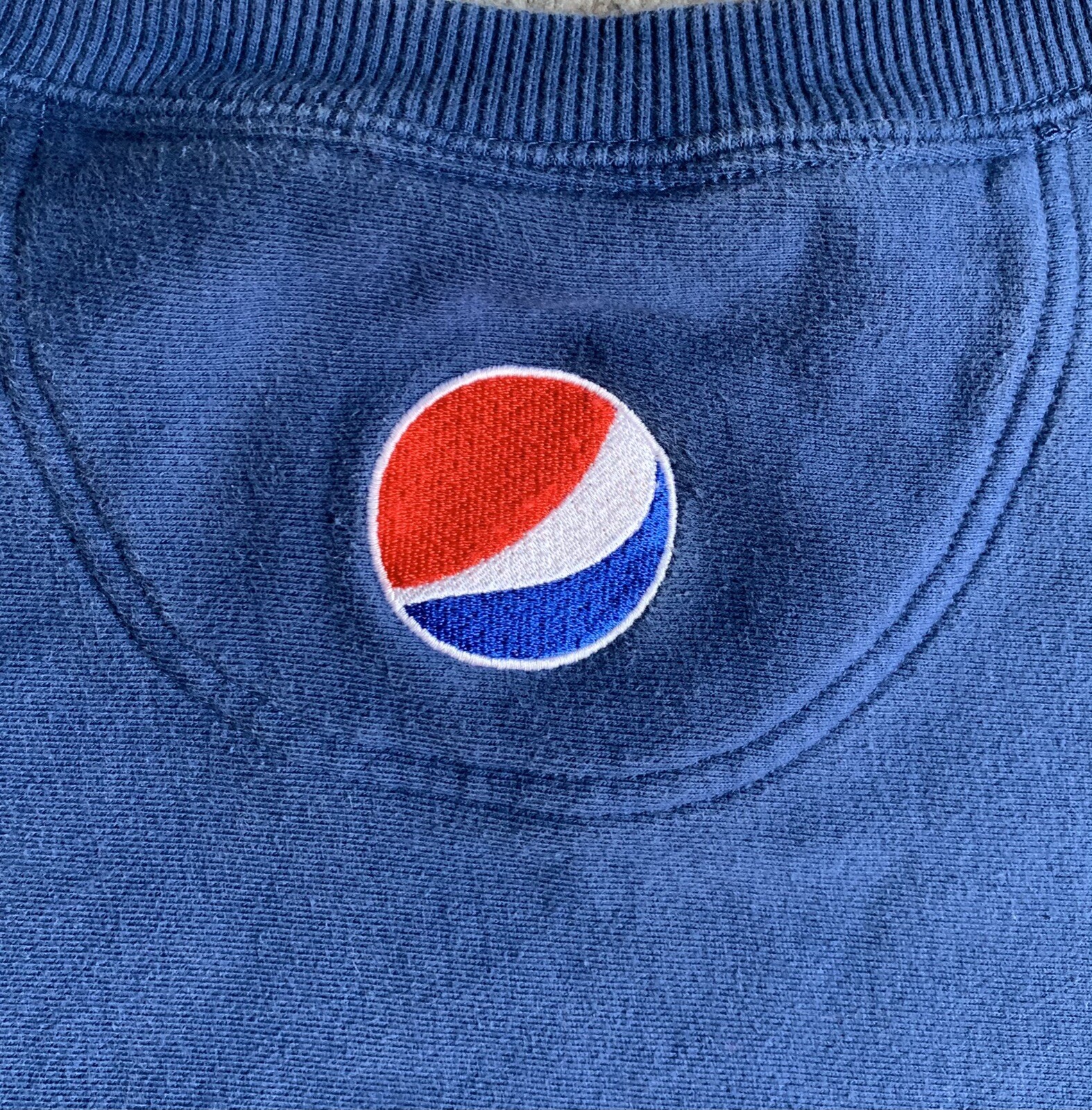 Rare Vintage Official Pepsi Embroidered Employee Soda… - Gem