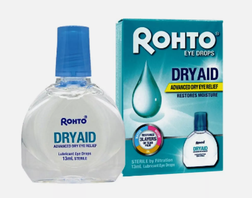 3 X New ROHTO DRY AID ADVANCED DRY EYE RELIEF EYE DROPS 13ML | eBay UK