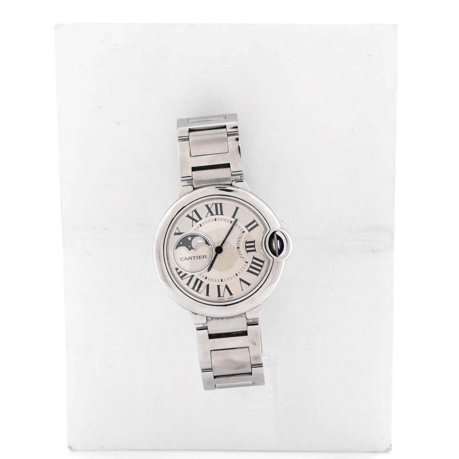 Cartier Ballon Bleu de Cartier Moonphase Automatic Watch Stainless ...