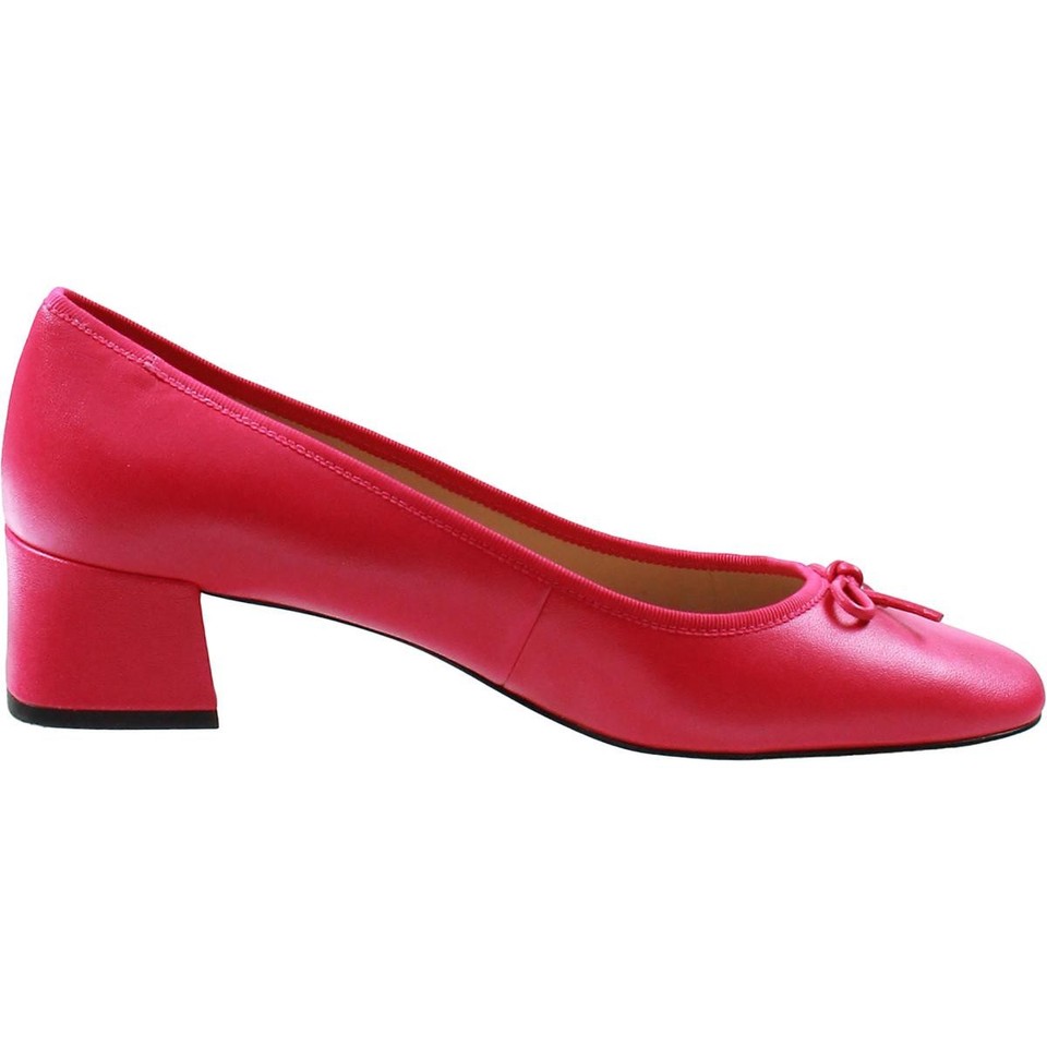 Coach Womens AVA Pink Leather Ballet Flats Shoes 9 Medium (B,M) BHFO ...