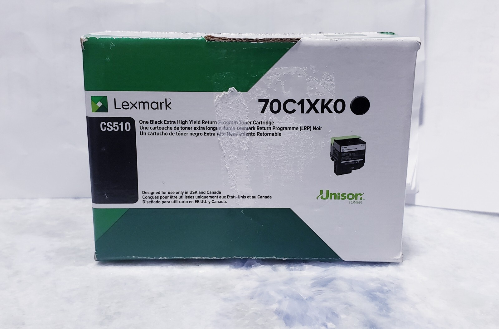 New Lexmark 70C1XK0 BLACK Extra High Yield Toner Cartridge CS510 ...