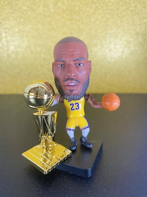 2020 LA Lakers NBA Lebron James Mini Action Figure LAL Champion Yellow ...