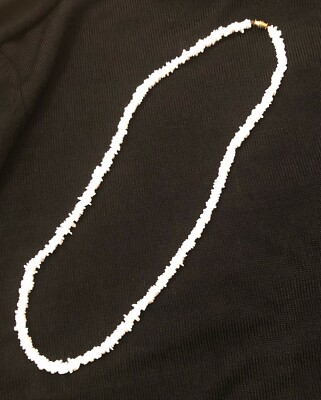 Pooka Shell 24" Necklace (white) from the 70's, great condition | eBay
