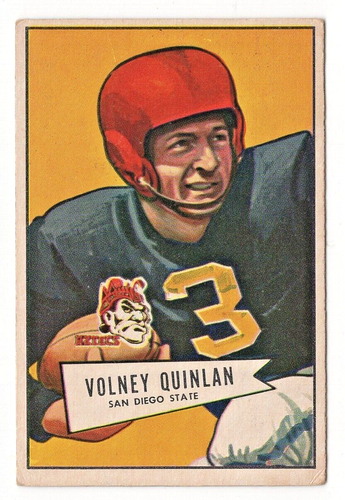 Volney Quinlan 1952 Bowman Large RC SP #109 | eBay