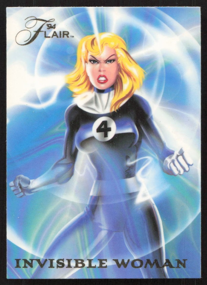 1994 Marvel Flair Universe Invisible Woman Powerblast #17 of 18 MINT+ ...