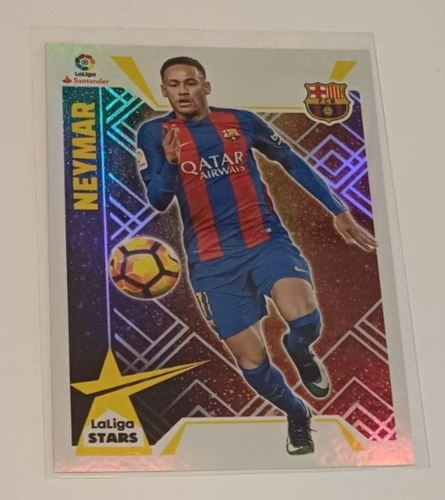 Image Sticker Cromo LA LIGA STARS n°17 NEYMAR JR. FC BARCELONA PANINI ...