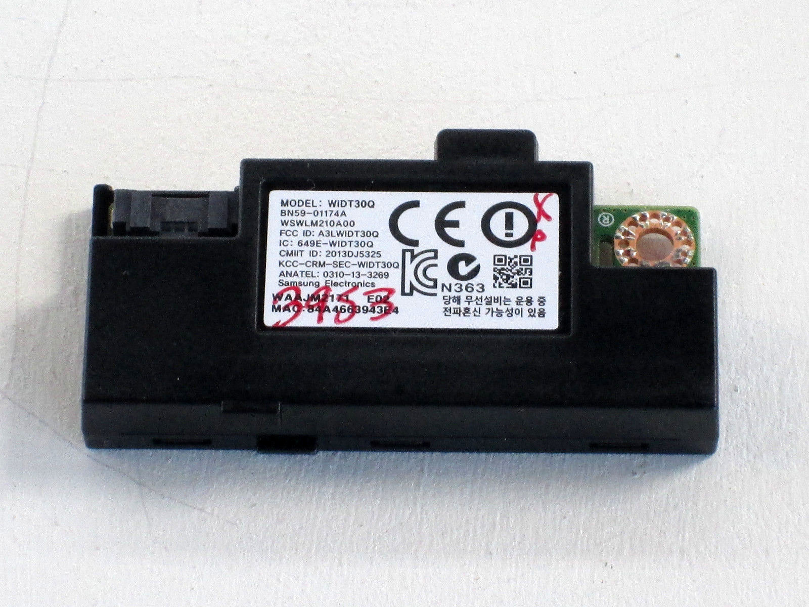 Samsung UN60H6203 UN58J5190AF Wi-Fi Module Board BN59-01174A WIDT30Q | eBay