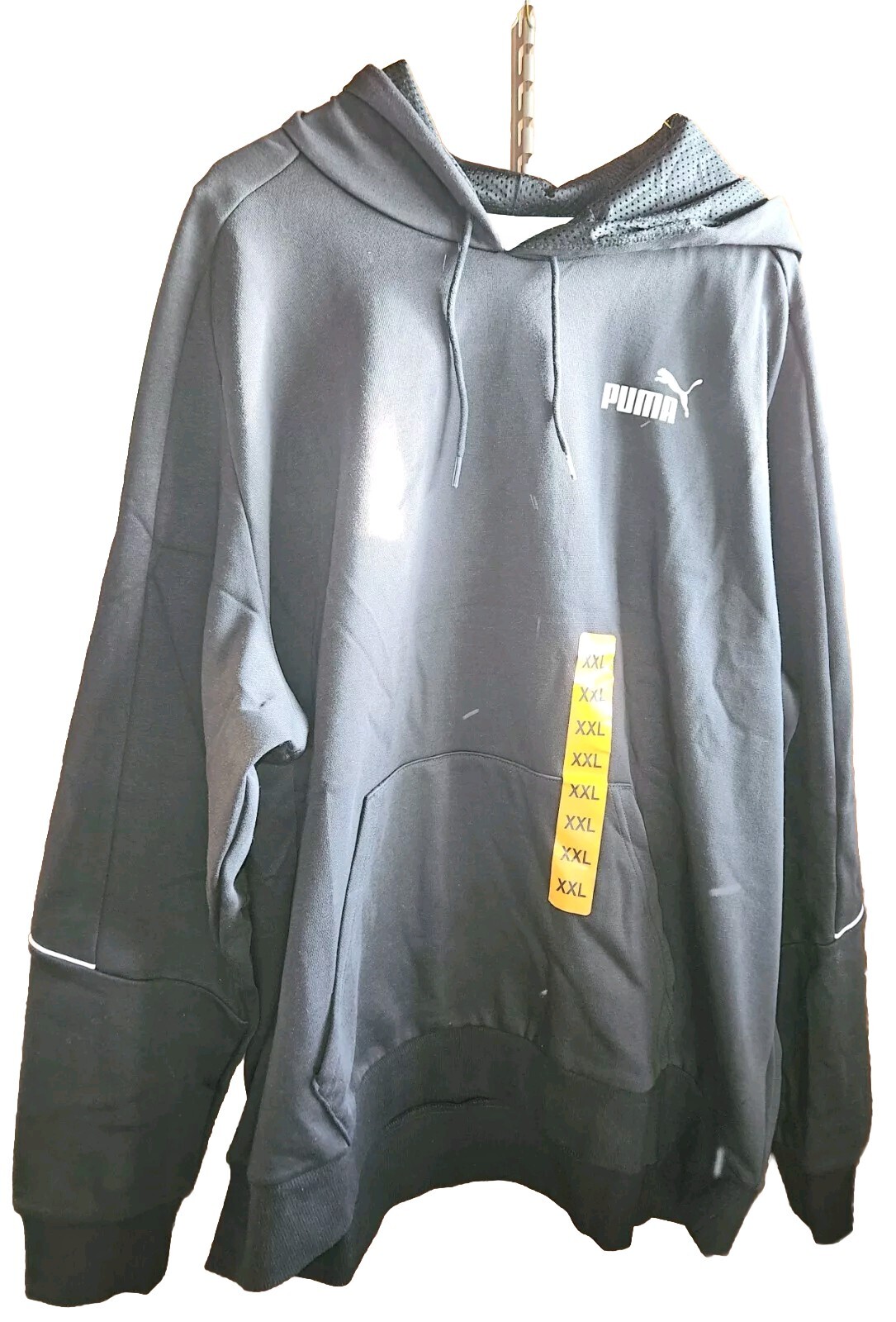 Puma Men's Pipe Sports Black/White Hoodie Pullover Size XXL NWT | eBay