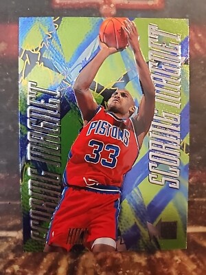 1996 Fleer Metal Scoring Magnet Grant Hill #2/1997 Metalized Scottie ...