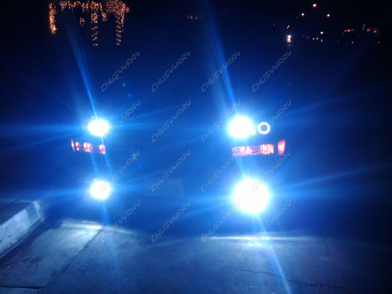 For ATV Arctic Cat Hawkeye 300 2006-2010 LED Headlight 881 Blu/Wht ...