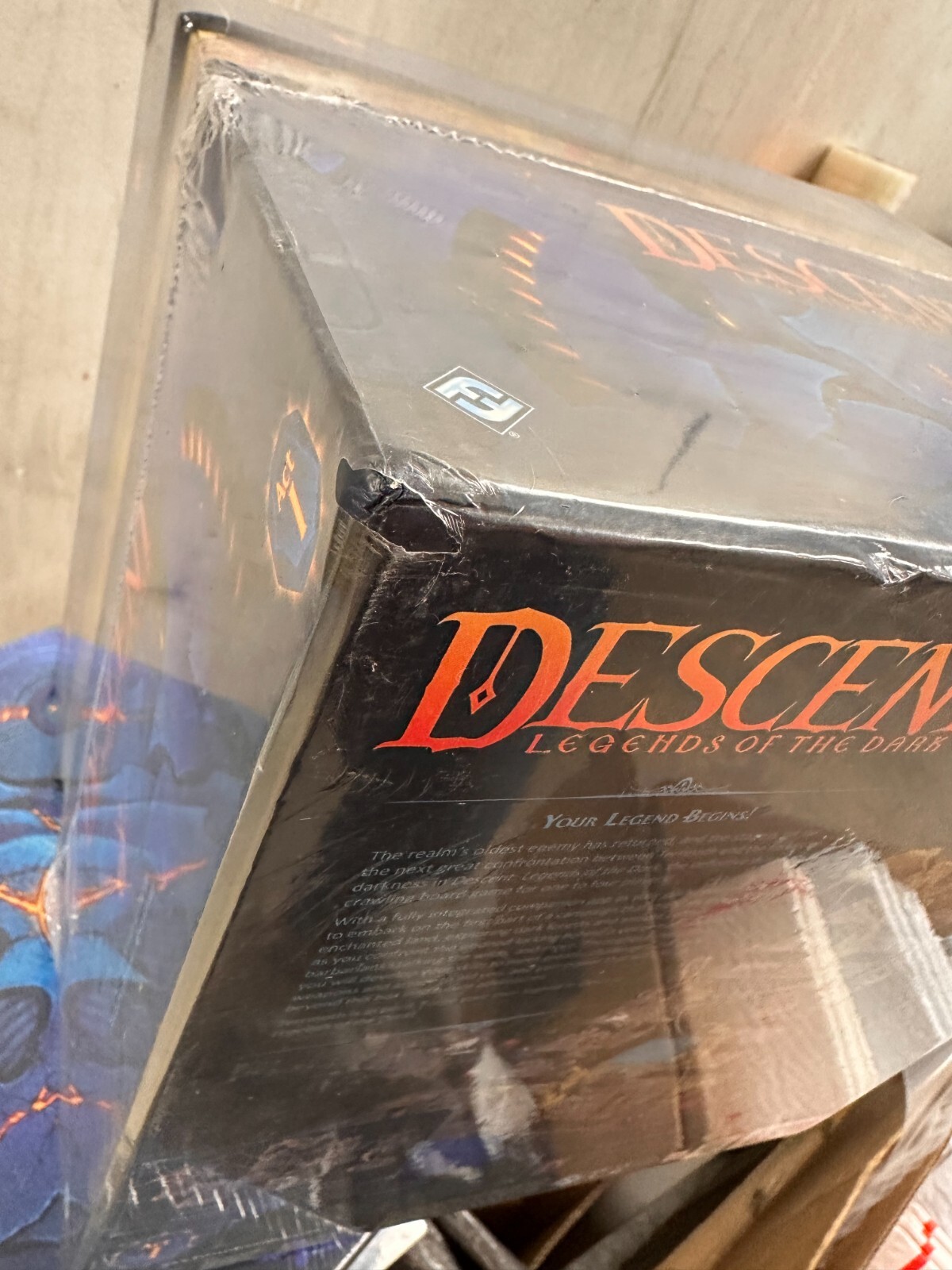 DESCENT LEGENDS OF THE DARK BOARD GAME BRAND NEW plastic is torn | eBay