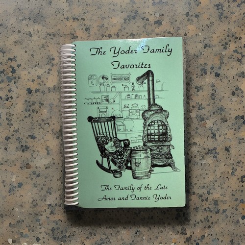 Fairbank Iowa IA Ethnic cookbook Vintage Yoder Family Amish Church ...