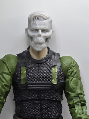 3d Printed COD WARFARE SKULL HEAD 1:10 7" SELECT DC MULTIVERSE ...