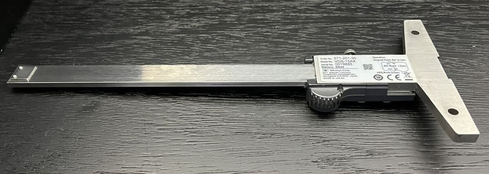 Mitutoyo ABSOLUTE Digimatic Depth Gauge 150mm VDS-15AX 571-201-30 Used ...