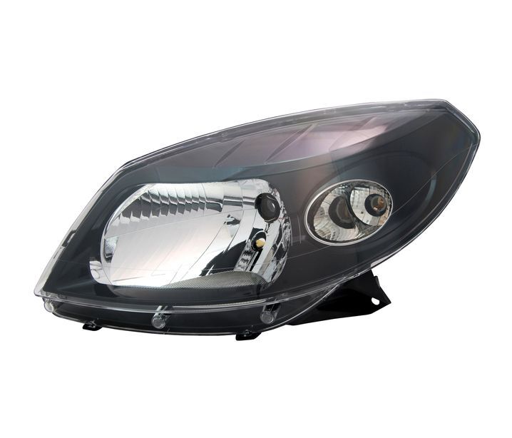 Headlight Left fits Dacia Sandero 2008- Chrome VP2012L | eBay UK