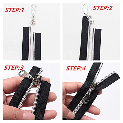 #5 Gunmetal Metallic Nylon Coil Zippers by The Yard Bulk Coil Zipper ...