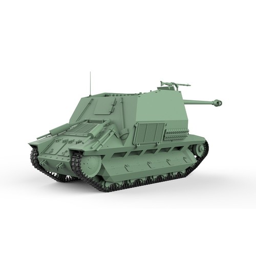 SSMODEL SS35656 1/35 Military Model Kit France FCM 36 PAK40 Tank ...