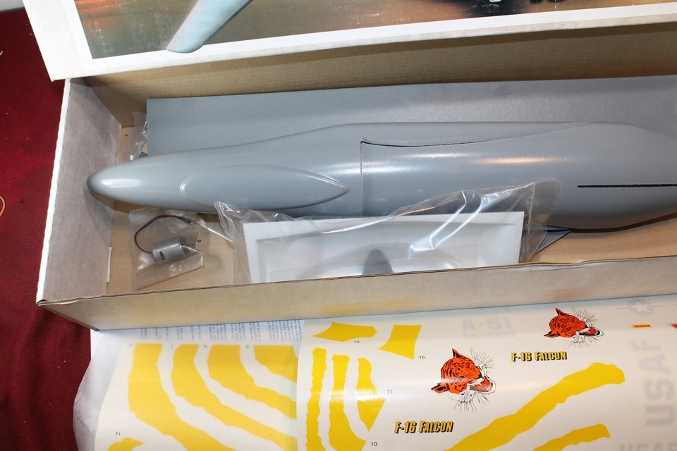 RIPMAX F-16 EAGLE MODEL AIRPLANE R/C ARF 23" WING SPAN ELECTRIC 3 ...