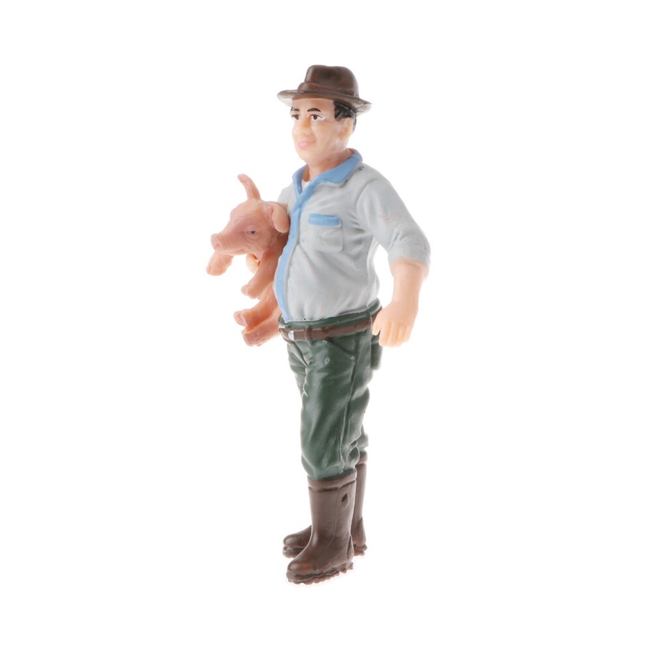Simulation Farmer Model Figurine Action Figures Educational Toy For ...