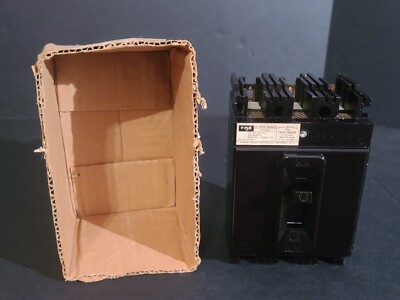 FEDERAL PACIFIC FPE NEF431015 CIRCUIT BREAKER TYPE NEF 3 POLE 15 AMP ...