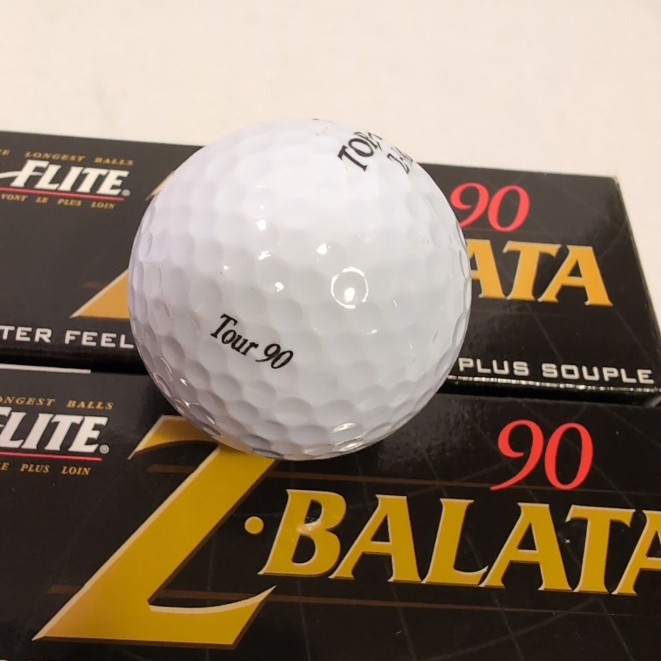Vintage 1996 Top Flite Z.Balata 90 3 golf Ball Set With Box Lot Of 3 ...