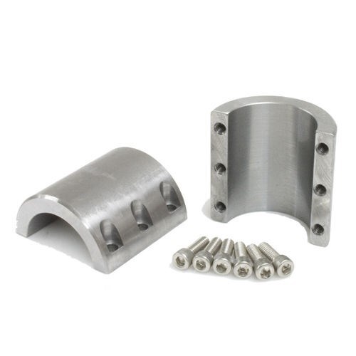 Universal 1.75" Steel Bar Clamps 6 Bolt Weldable Cage Roll Bar Rack ...