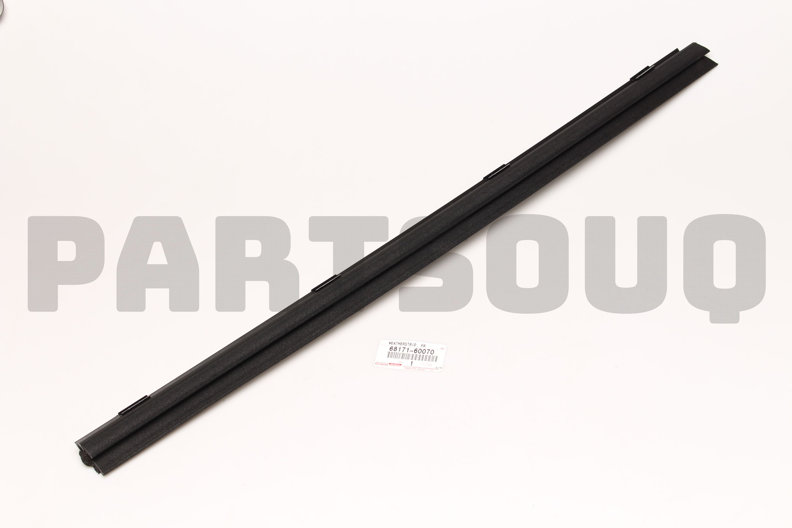 6817160070 Genuine Toyota WEATHERSTRIP, FR DOOR GLASS, INNER 68171 ...
