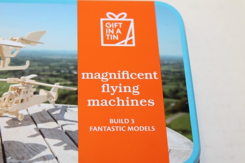 Magnificent Flying Machines Gift in a Tin 3 to Build - Great for Boys ...