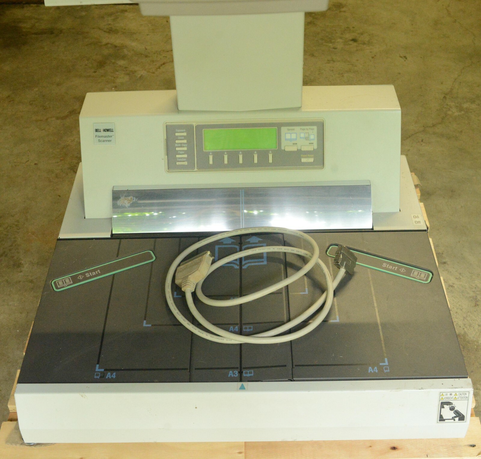 BELL HOWELL Filemaster Scanner | Library Buchscanner - Defekt | eBay.de